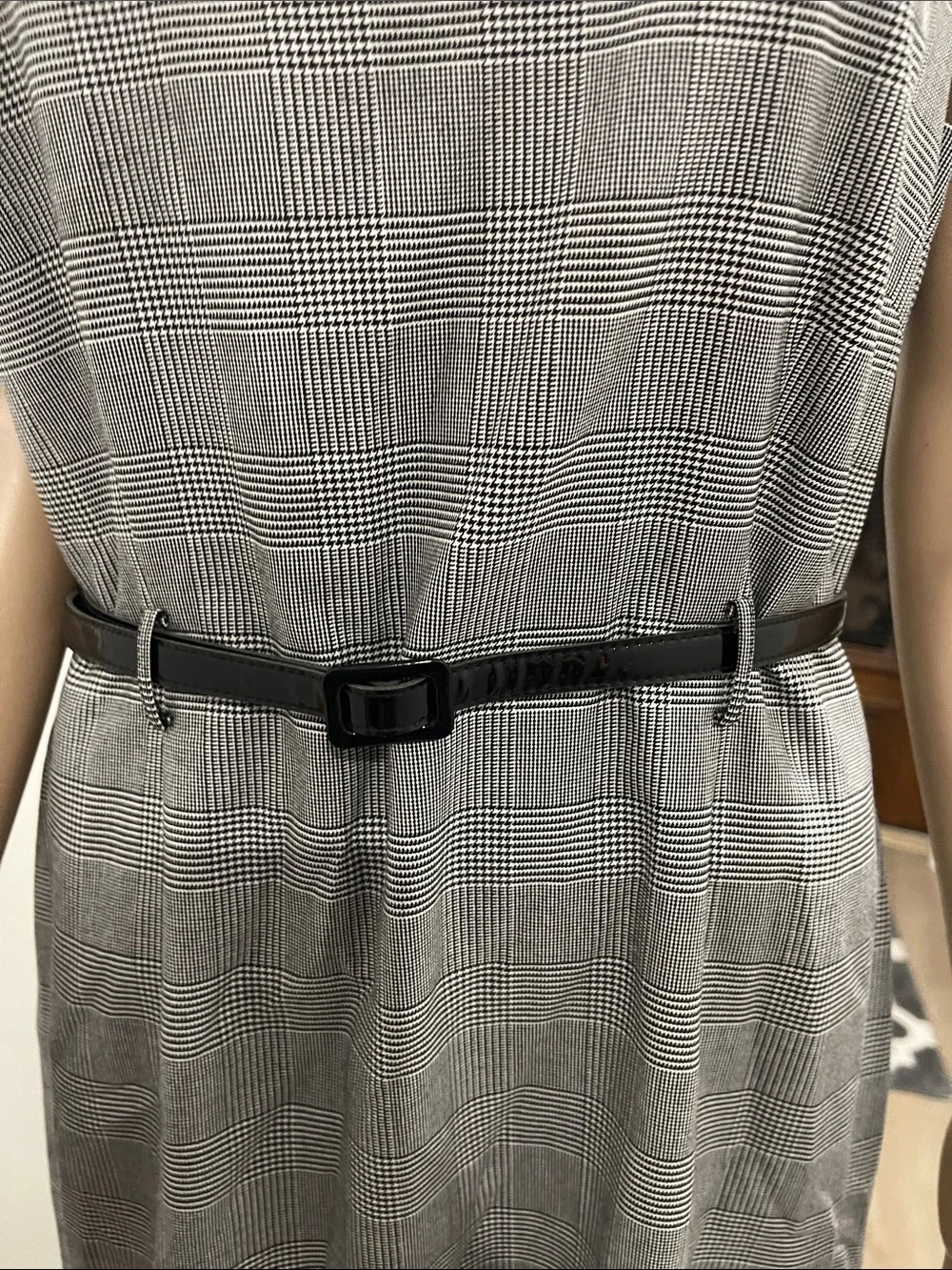 Tahari | Dresses | Tahari Gray Shortsleeve Midi Dress With Black Trim ...
